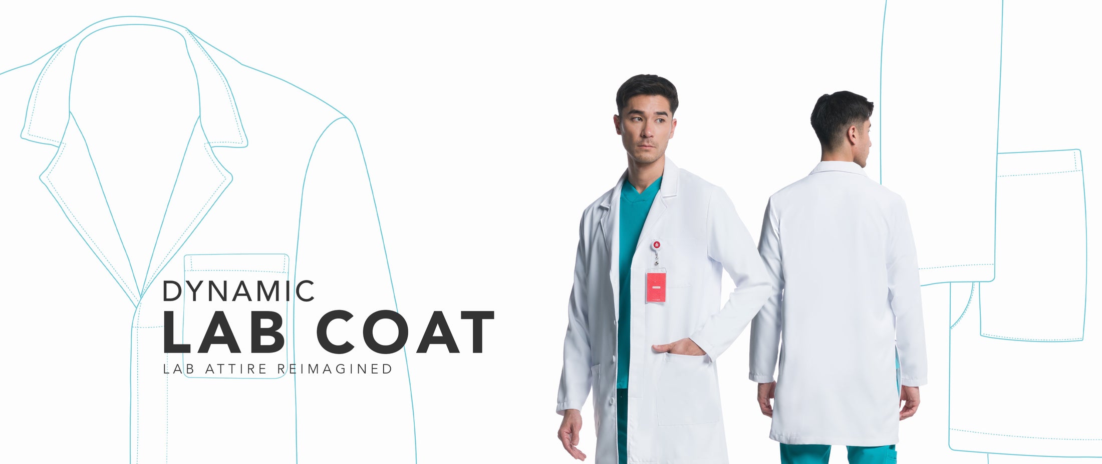 Dynamic Lab Bata de laboratorio